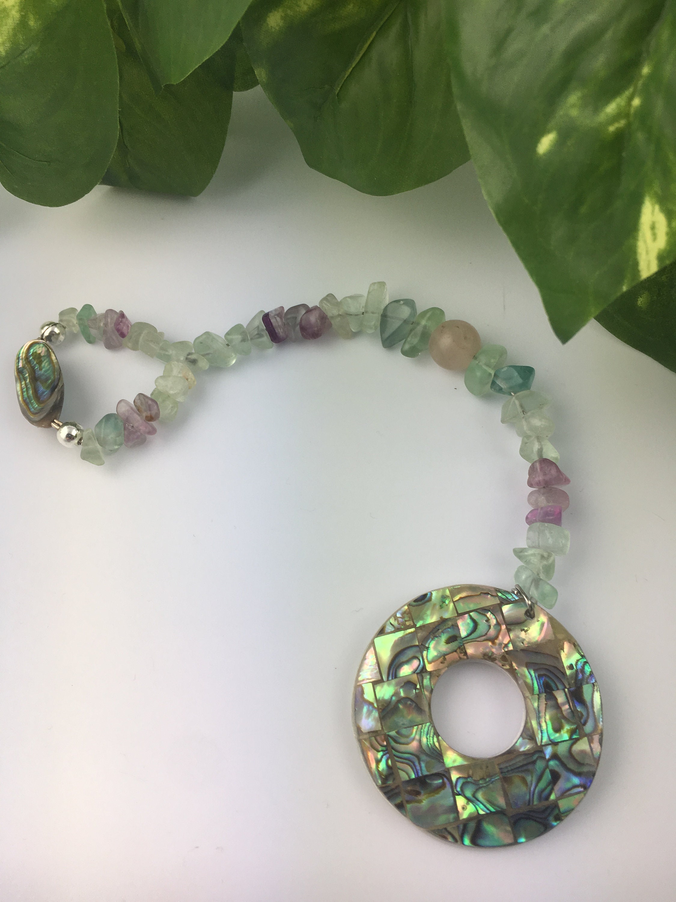 Abalone Rose Quartz Christmas Ornament Pendulum Bookmark - Etsy Denmark