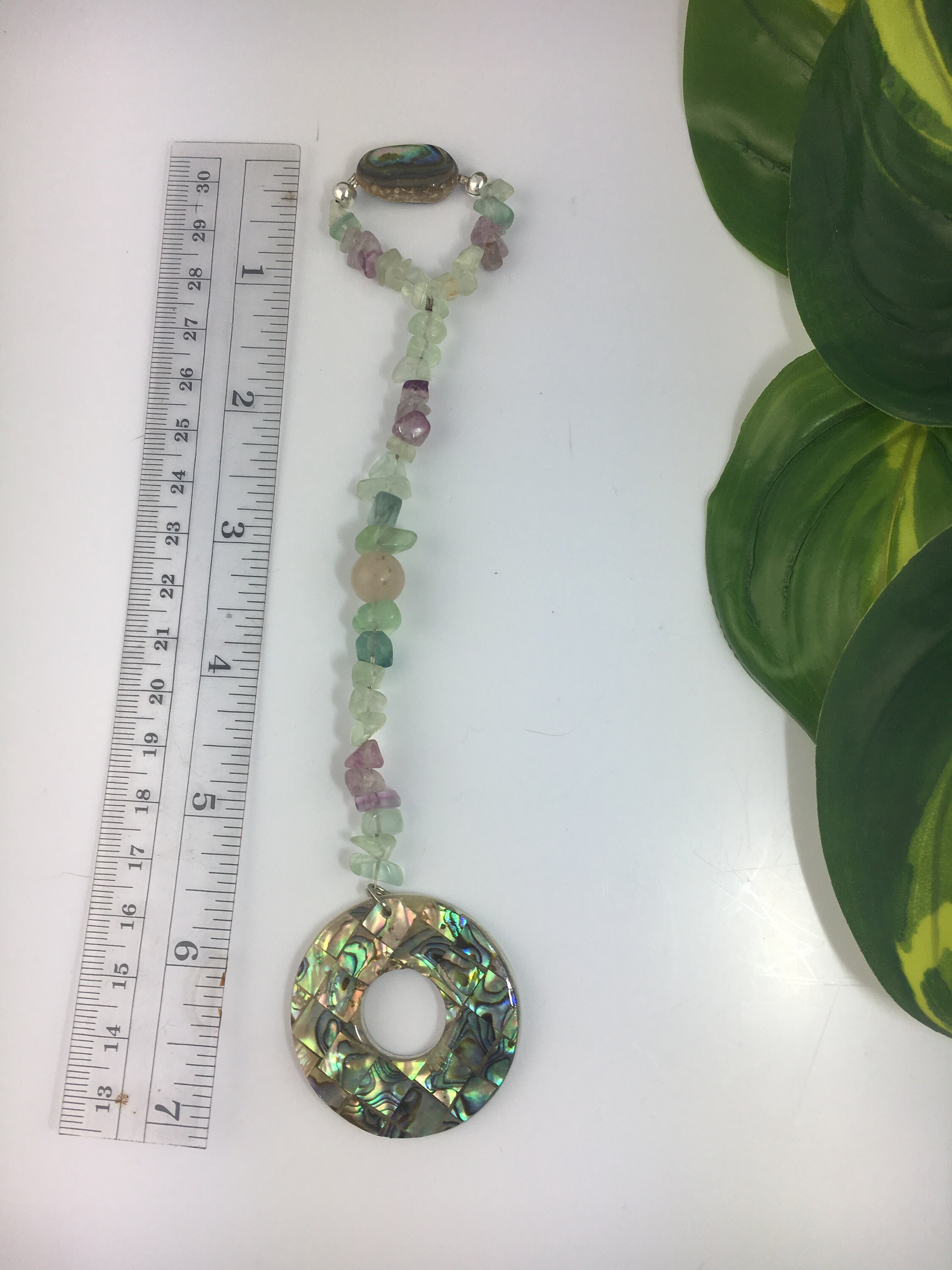 Abalone Rose Quartz Christmas Ornament Pendulum Bookmark - Etsy Denmark