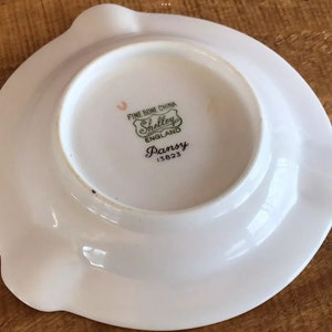 Fine Bone China Shelley England Pansy Ashtray13823 - Etsy