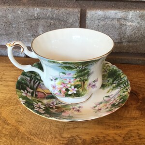 Royal Albert Country Scenes Dingle Dell Tea Cup and Saucer - Etsy