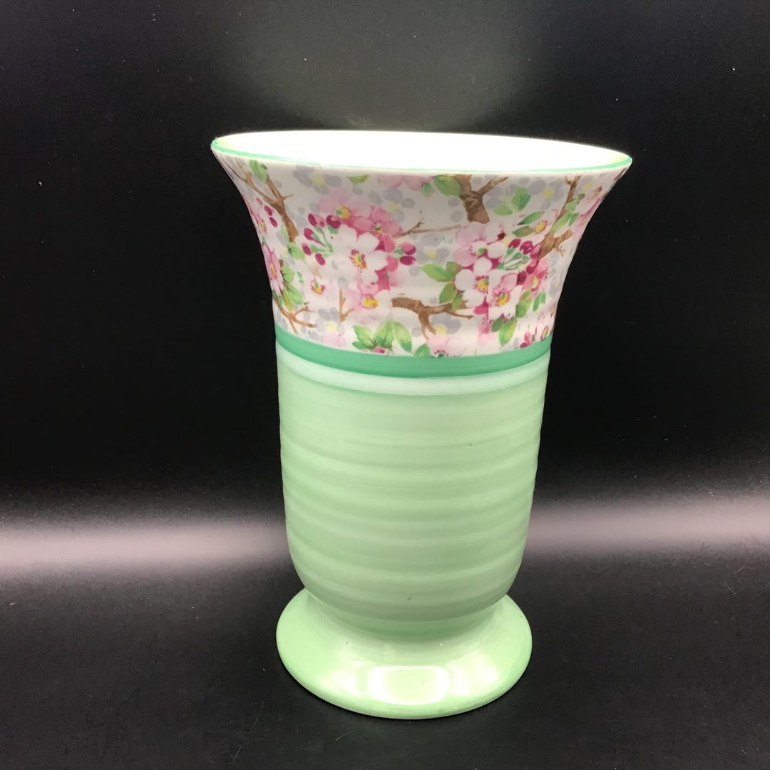 Shelley Flower Vase Maytime (8787) 1920s Spring Tree Flowers 6 In. - Etsy