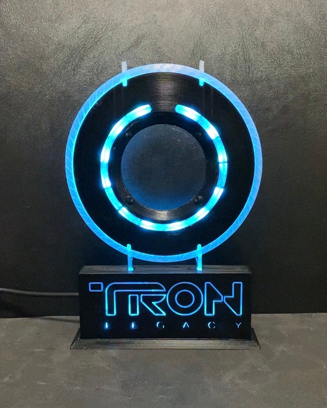 Mini Lightup disc display with base | Etsy