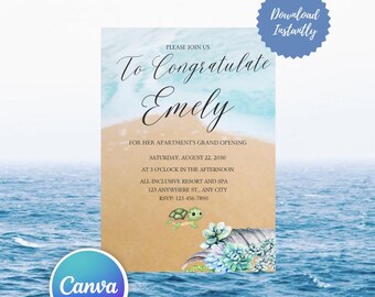 Invitation Grand Opening Spa and Massage - Etsy