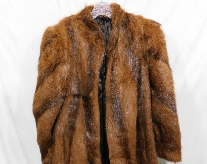 Vintage Fur Jacket Why Buy New Recycle Great Condition - Etsy