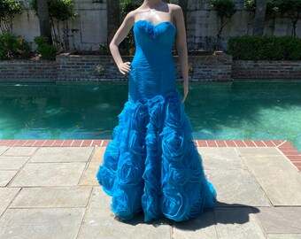 Blue ball gown | Etsy