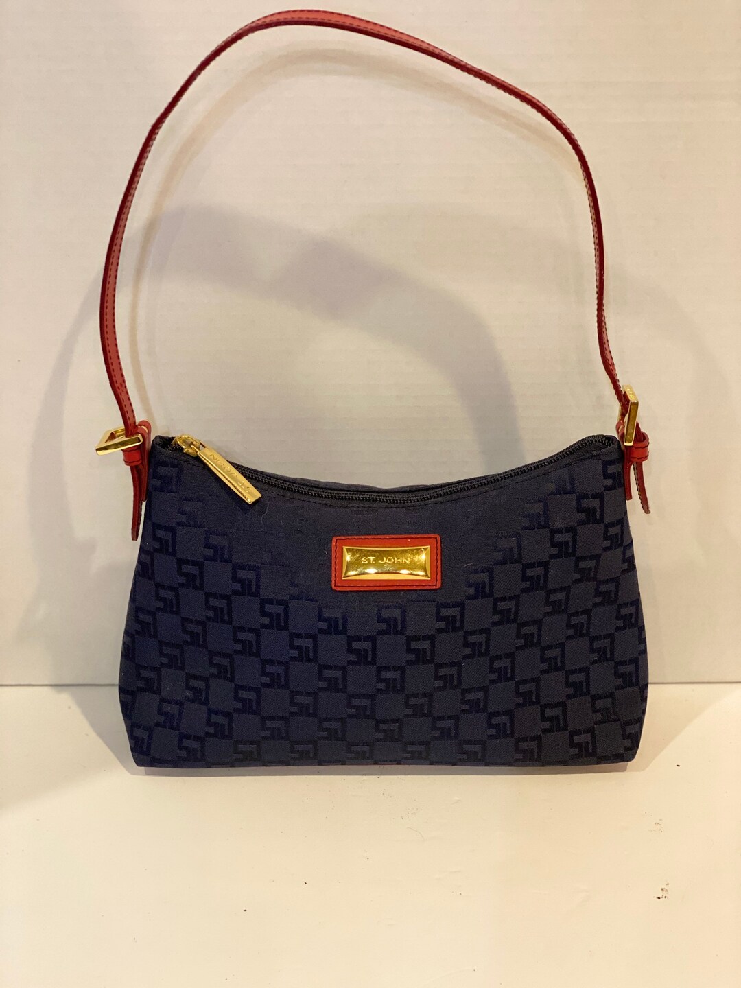 St John Purse Couture Monogram Jacquard Purse Canvas - Etsy UK