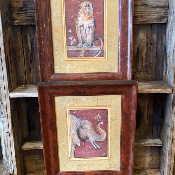 Monkey Picture Frame - Etsy