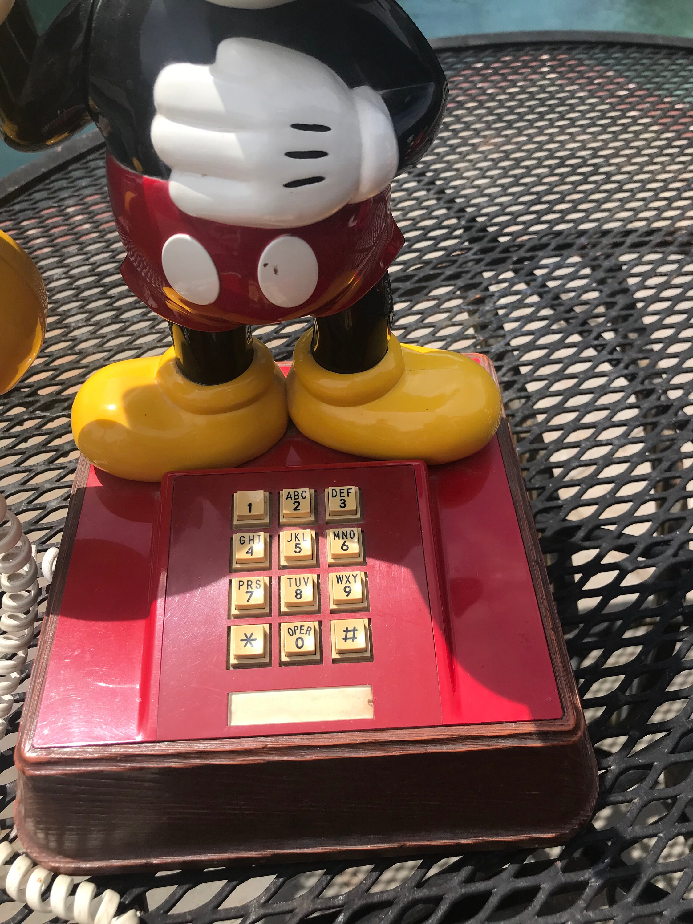 Vintage Mickey Mouse Phone 1976