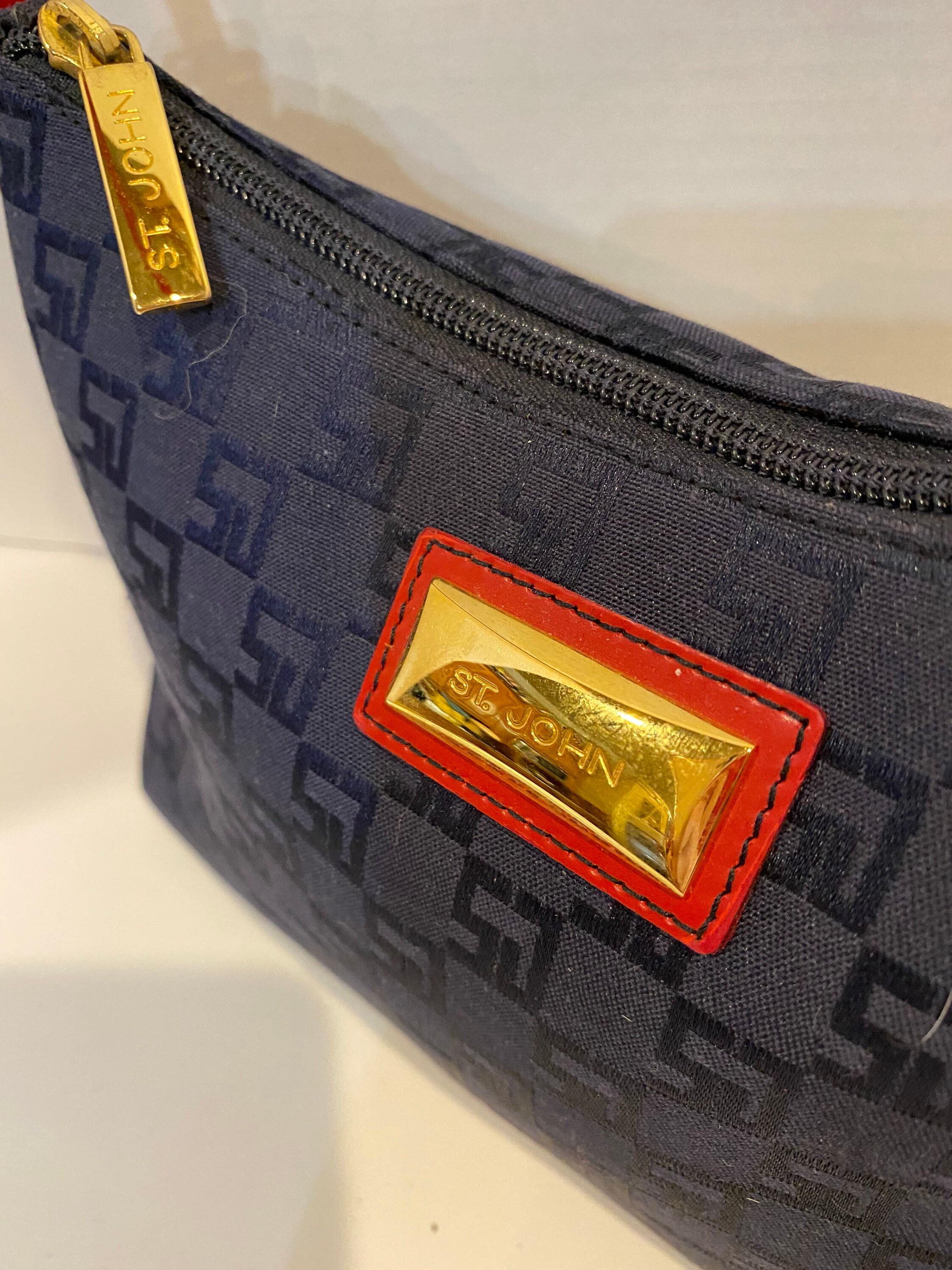 St John Purse Couture Monogram Jacquard Purse Canvas - Etsy UK