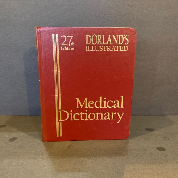 Medical Dictionary - Etsy