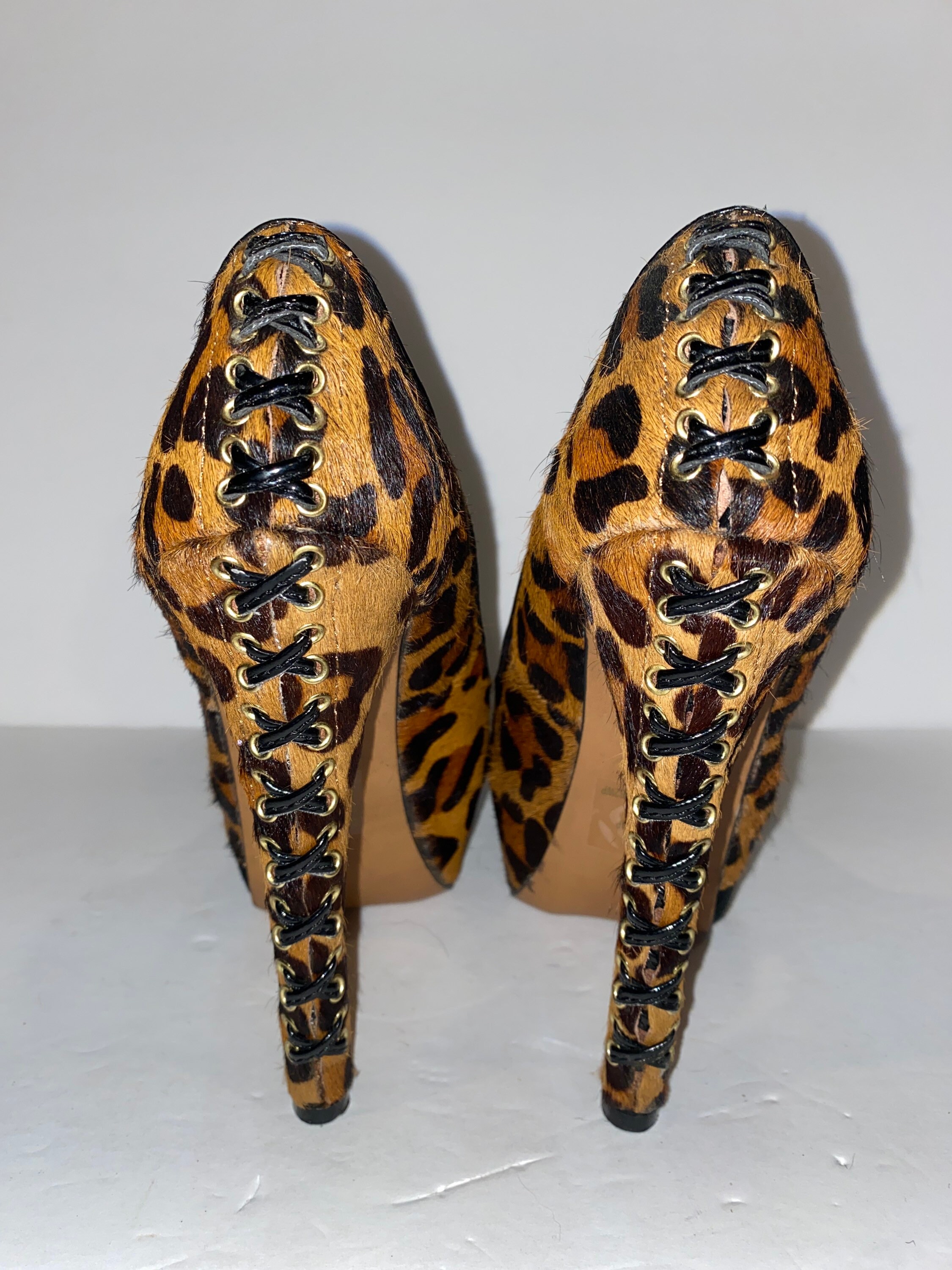 Leopard Print Platform High Heels 5 Wild Pair Beautiful Sexy | Etsy
