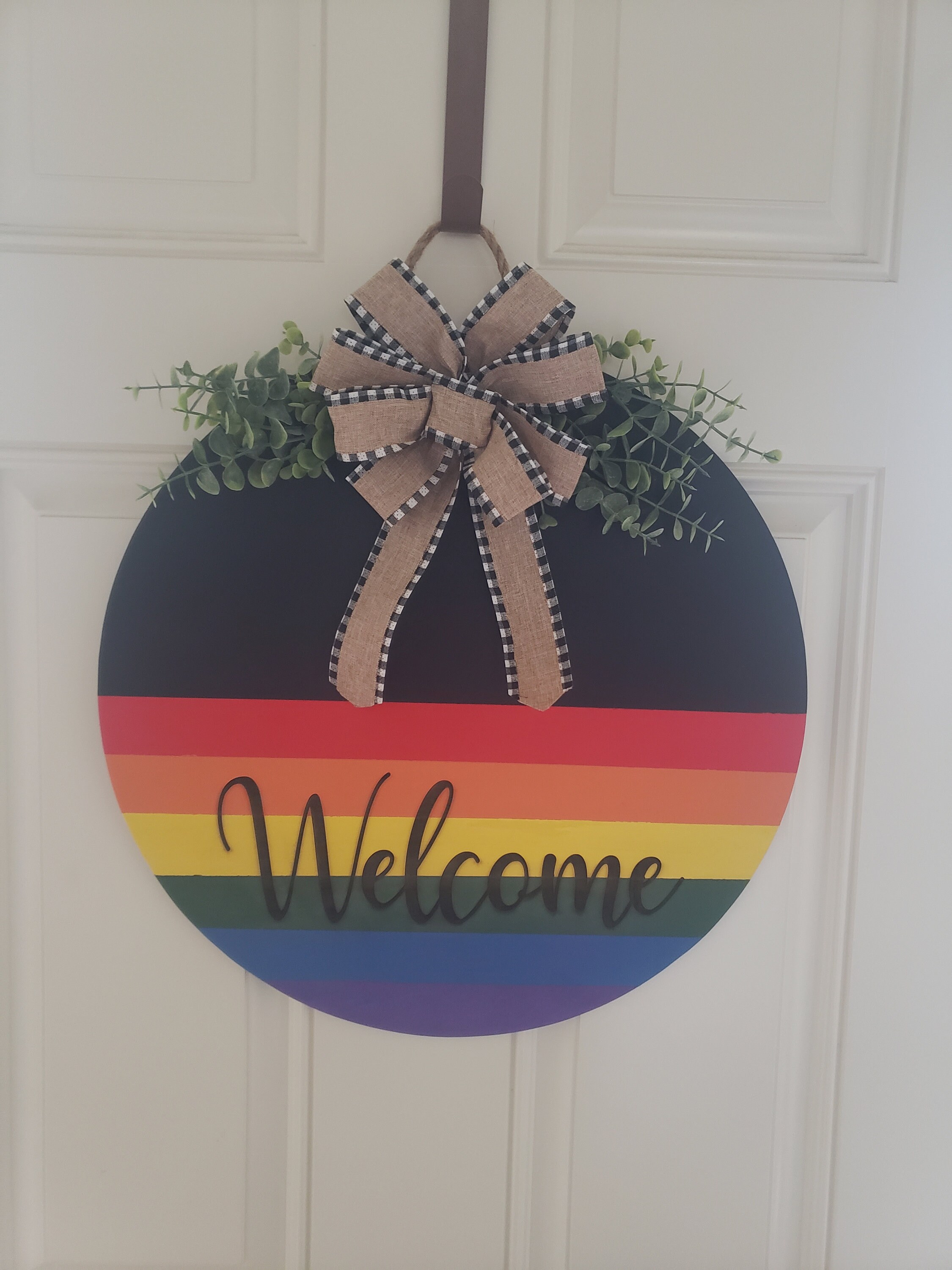 LGBT Welcome Sign Pride Door Sign LGBTQ Decor LGBTQIA - Etsy