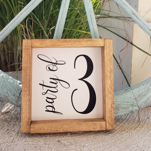 Custom Family Number Sign, Personalized Wood Decor - Etsy