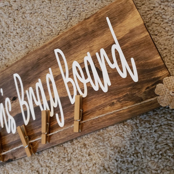 Nanas Brag Board - Etsy