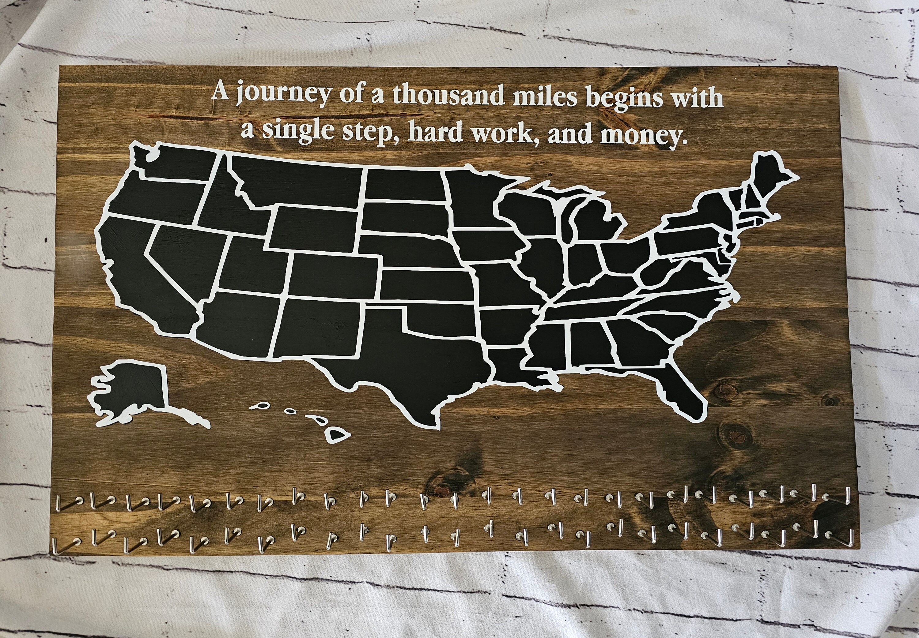 50 States Medal Holder, Display for Medals, Running Gifts, Runners ...