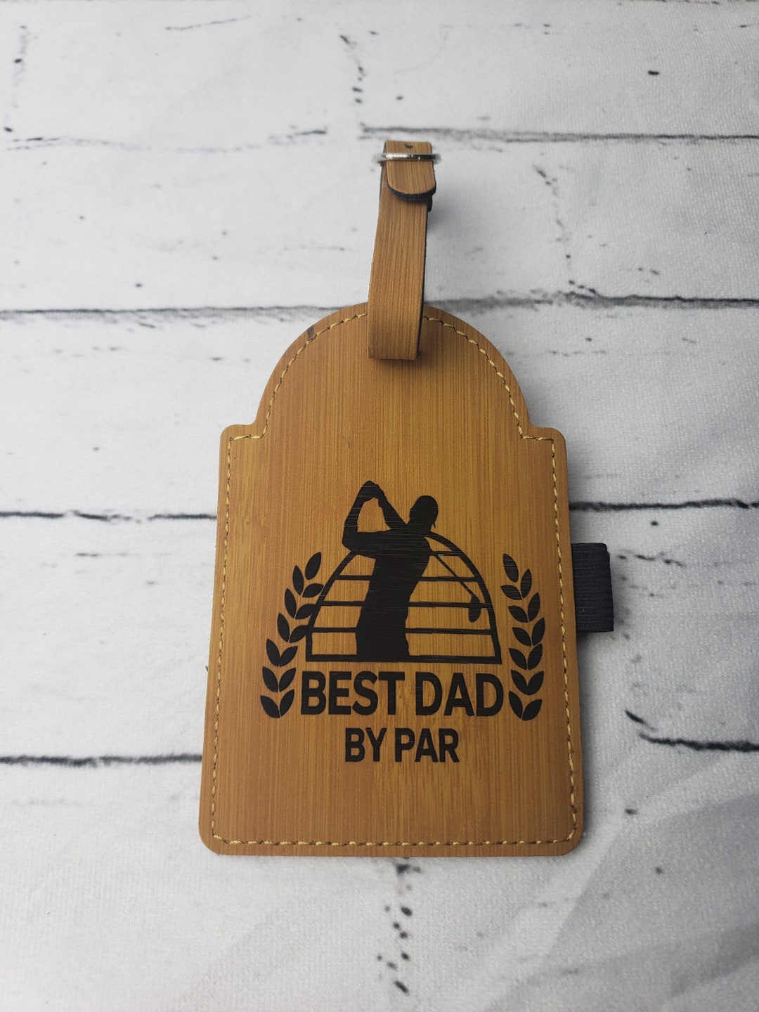 Engraved Golf Bag Tag, Personalized Golf Bag Tag, Leather Golf Bag Tag ...