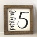Party of Sign, Family Party Of, Custom Family Name Sign, Number Sign ...