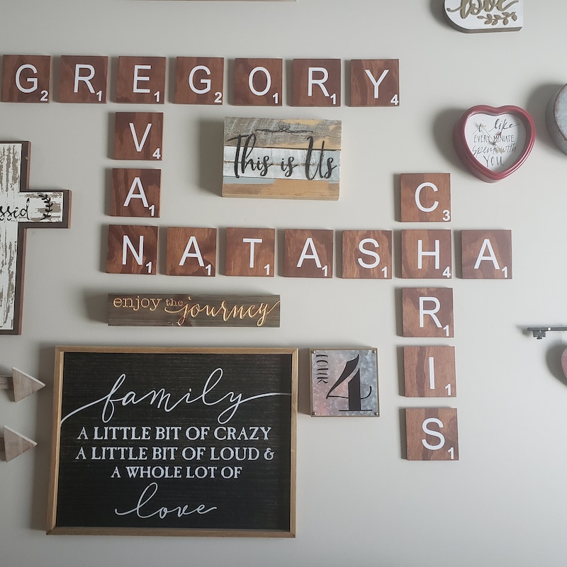 Family Block Letters - Etsy