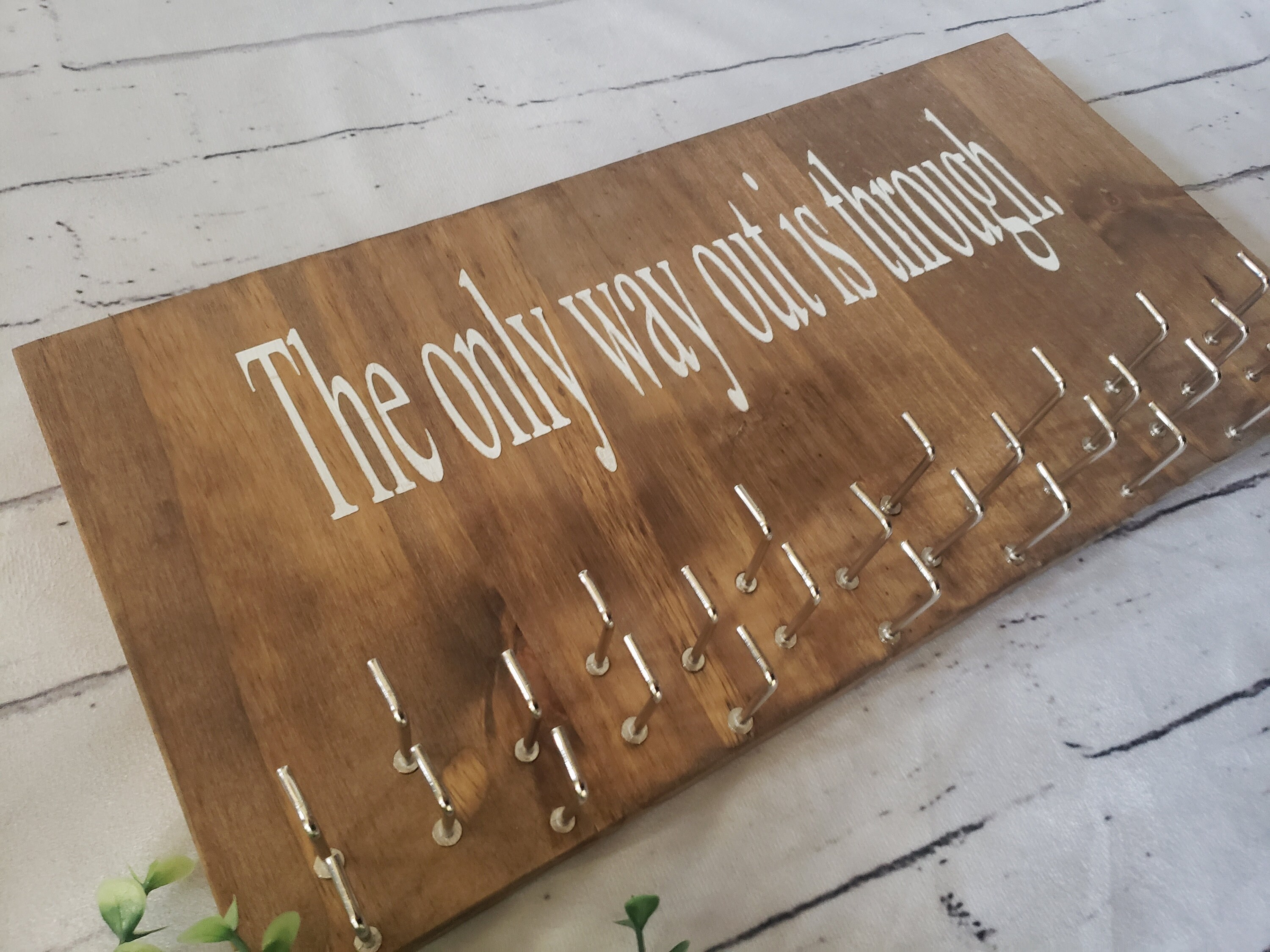 Custom Name Medal Hanger, Personalized Wood Display Rack, Sports Awards ...