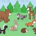 Forest Animals Clip Art, Forest Animals Clipart, Woodland Animals ...