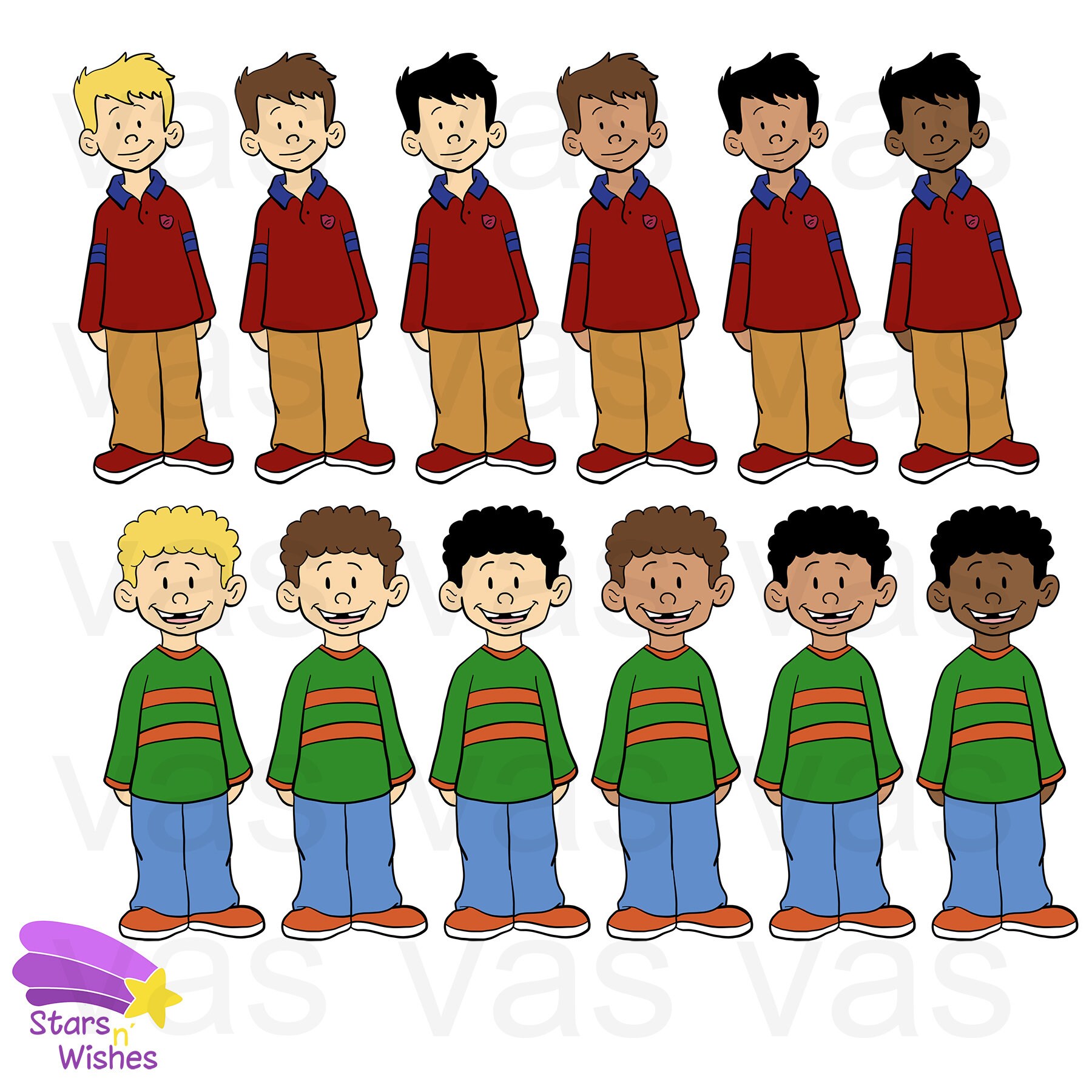 Kids Clip Art, Kids Clipart, Girls, Boys, Clipart, Digital Clip Art ...