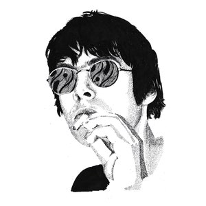 Liam Gallagher Print Oasis Art Fine Line Drawing Hand | Etsy