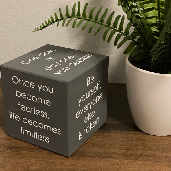 Wood Word Blocks - Etsy