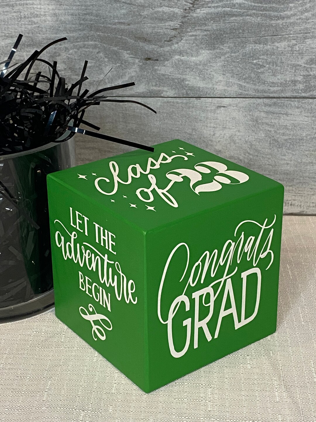 Graduation Decorated Wood Block Decorated Block Graduation - Etsy