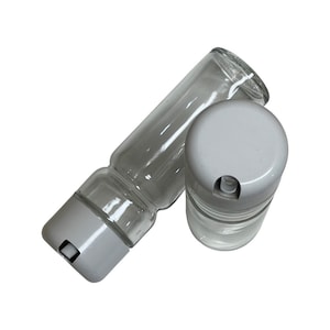 Retro Cruet Set Valira Spain Glass With Plastic Lid Oil and Vinegar ...