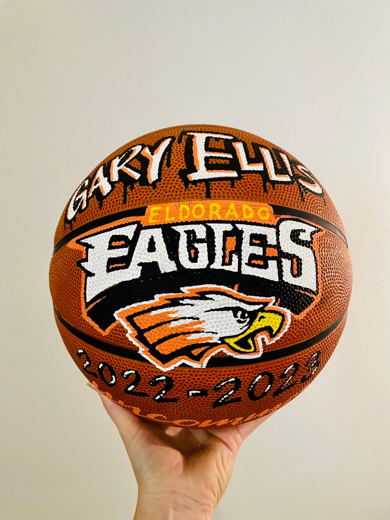 Hand Painted Customizable Basketballs - Etsy