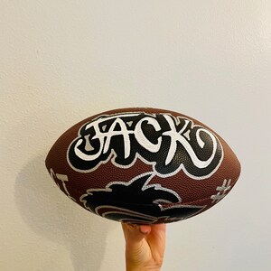 Hand Painted Customizable Football - Etsy