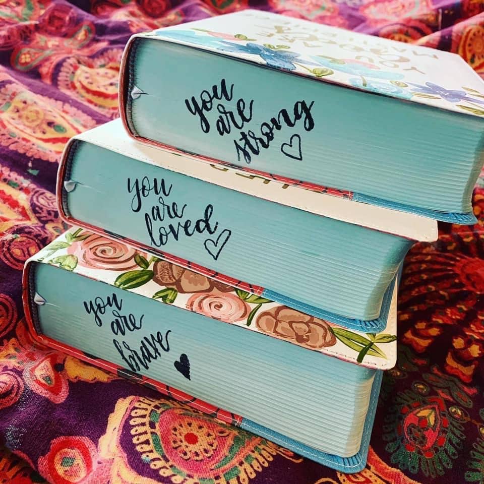 Custom Hand Painted Bible / Personalized Bible / Family Bible | Etsy