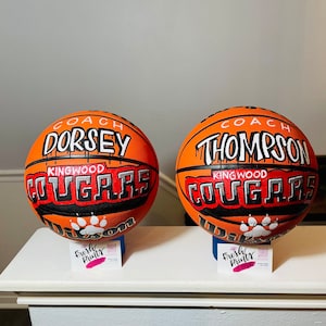 Hand Painted Customizable Basketballs - Etsy