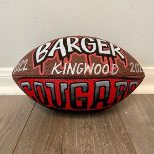 Hand Painted Customizable Football - Etsy