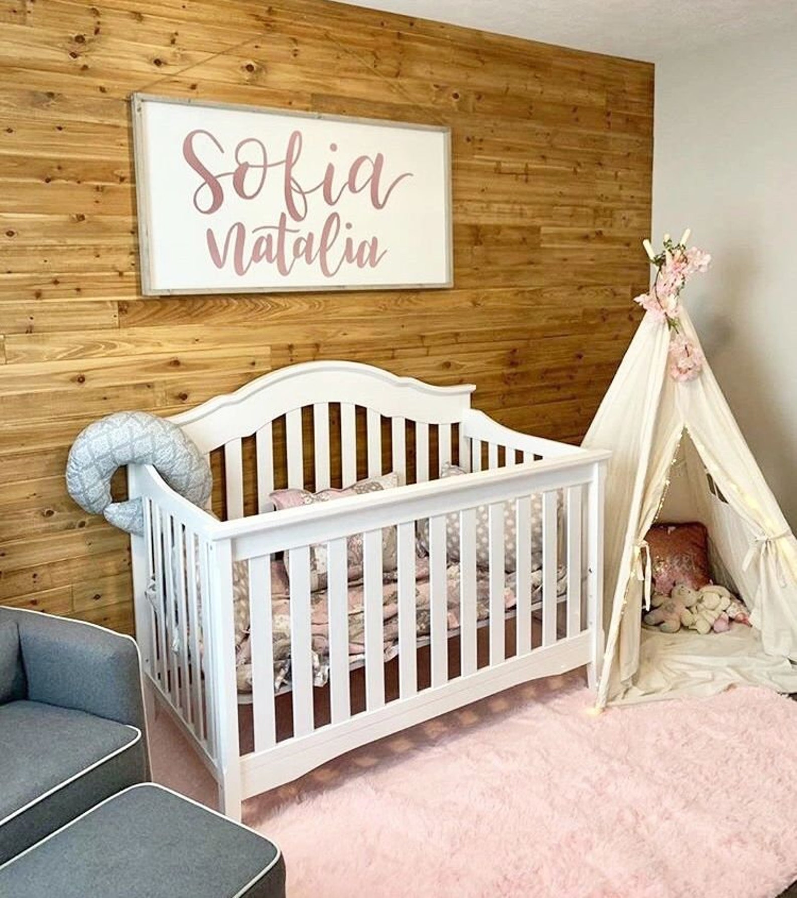 Baby Name Signs / Nursery Room Signs | Etsy