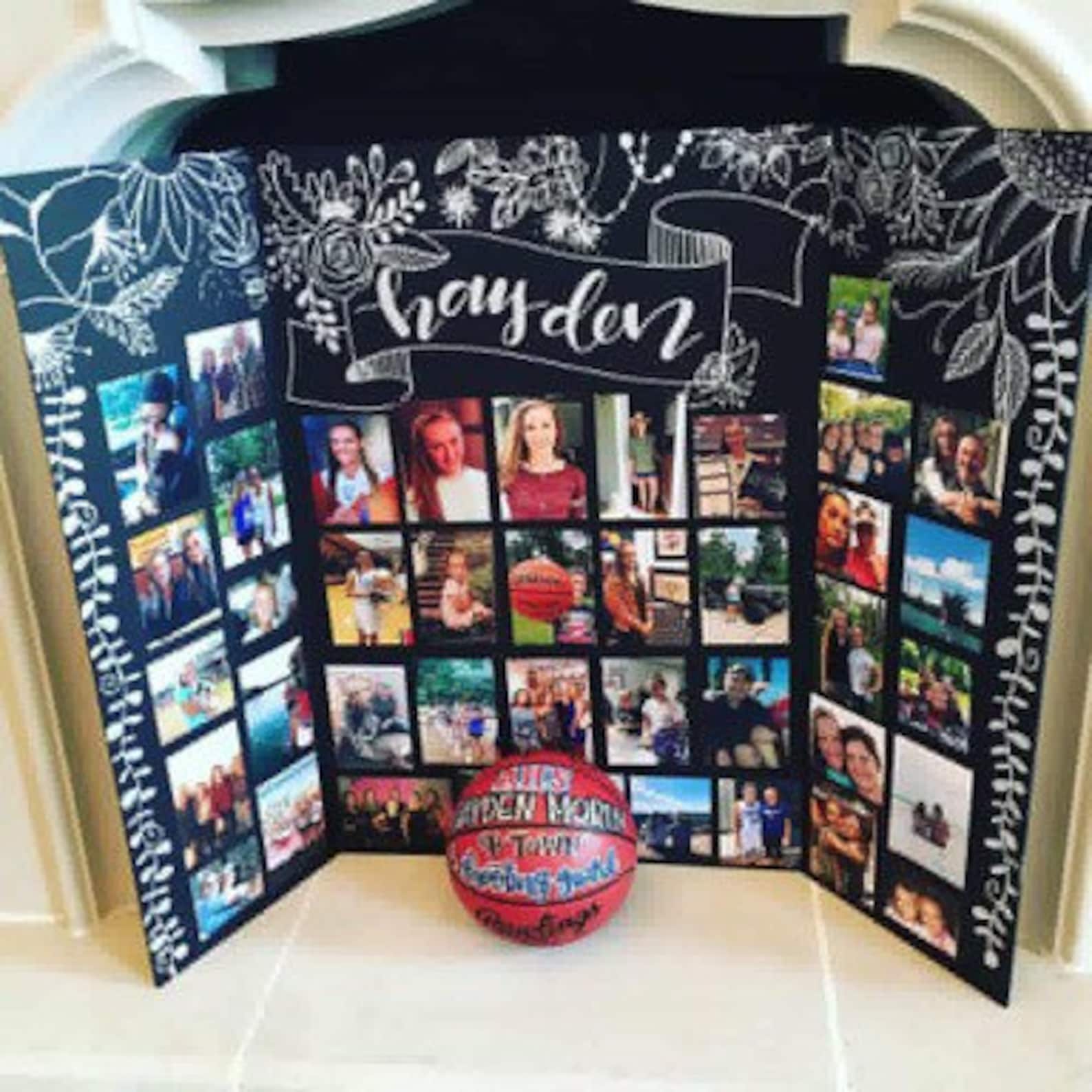 Senior Tri-fold Photo Display Board for Graduation Party - Etsy