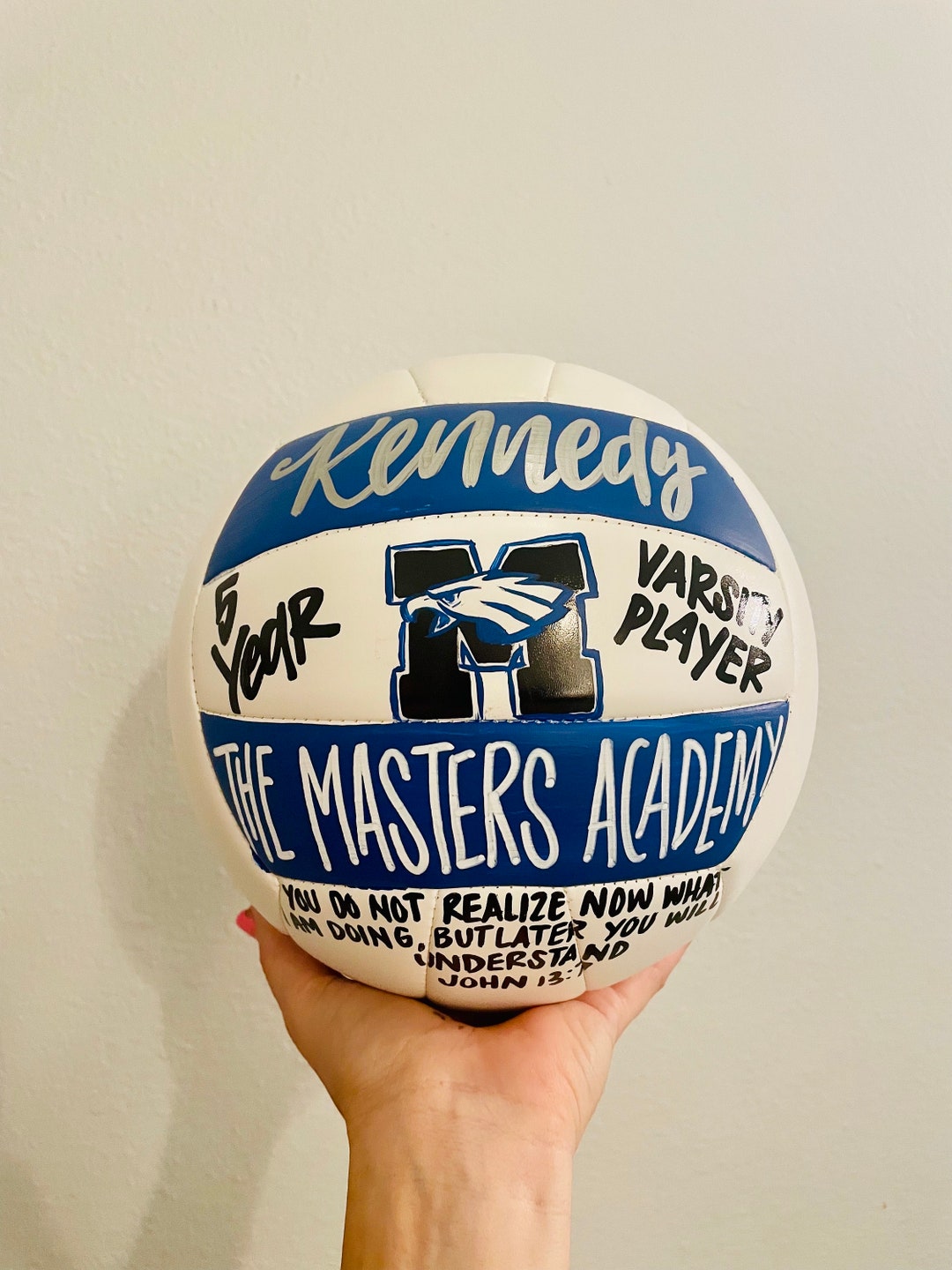 Hand Painted Customizable Volleyball - Etsy