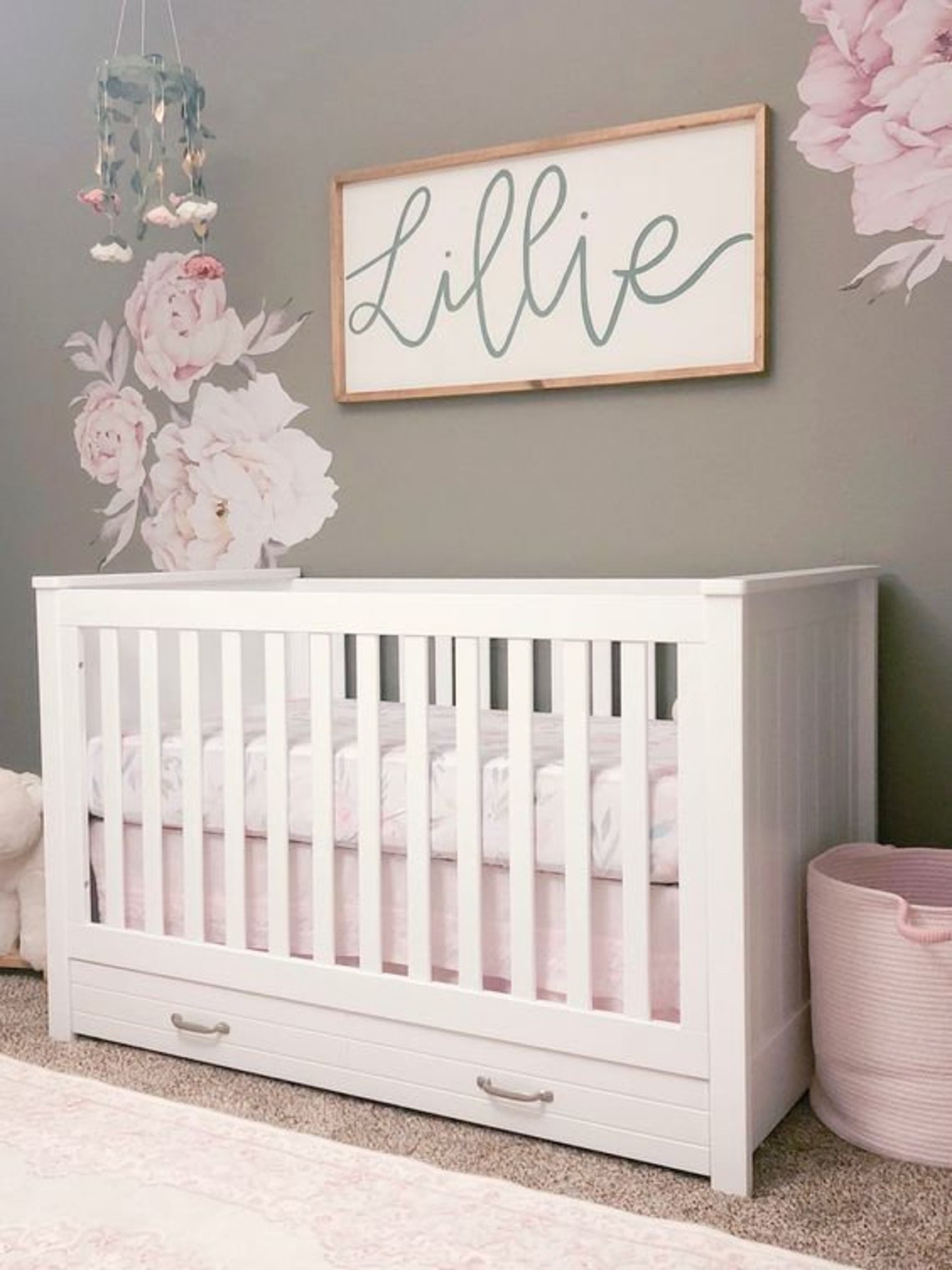 Baby Name Signs / Nursery Room Signs | Etsy