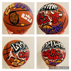 Hand Painted Custom Basketballs - Etsy