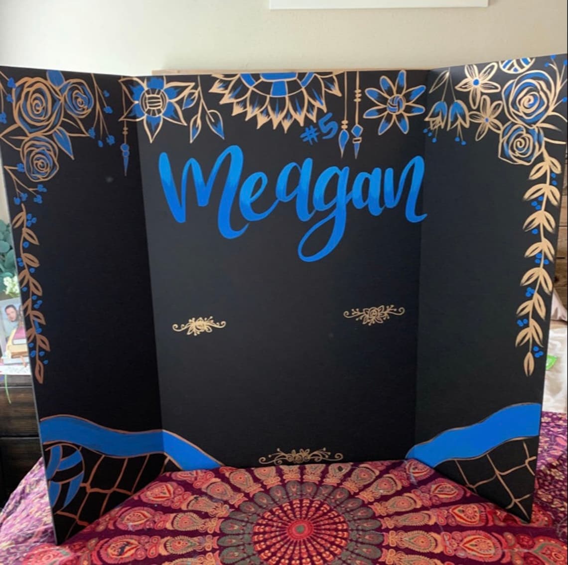Senior Tri-fold Photo Display Board for Graduation Party - Etsy