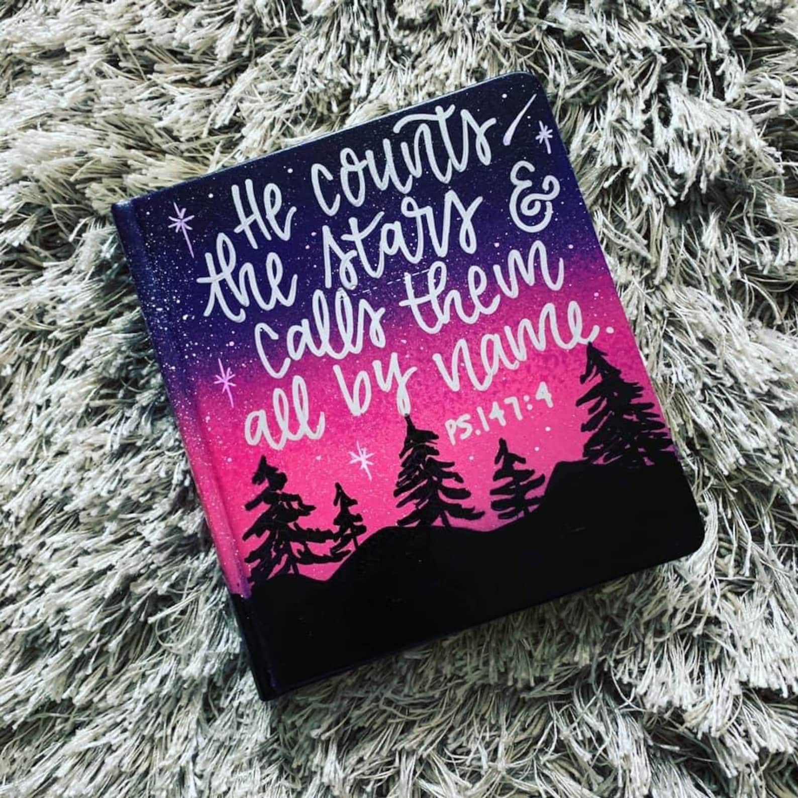 Custom Hand Painted Bible / Personalized Bible / Family Bible | Etsy