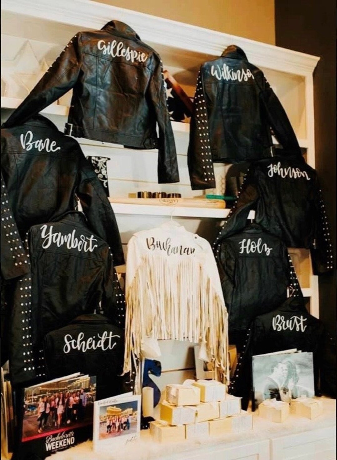 Custom Hand Painted Leather Jackets - Etsy