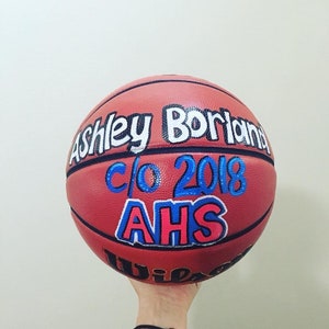 Hand Painted Customizable Basketballs - Etsy