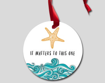 It Matters to This One Starfish Adoption Foster Care Flat | Etsy