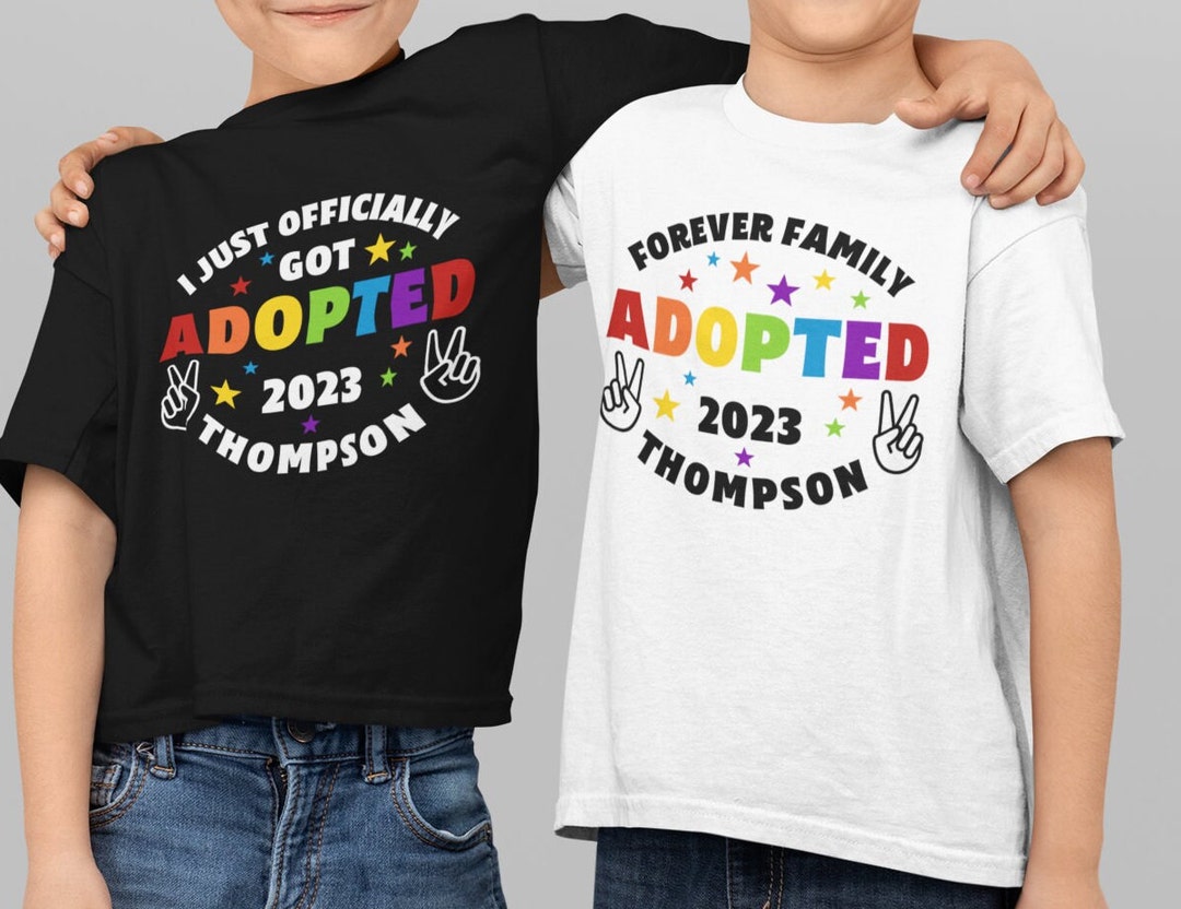 I Just Officially Got Adopted Custom Rainbow Adoption Blended Family ...