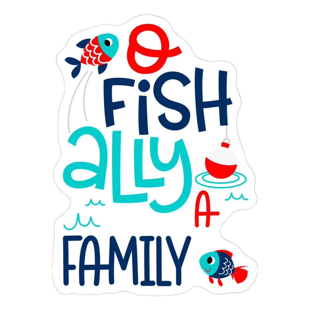 Ofishally a Family Adoption Sticker Fish Theme Laptop Sticker - Etsy