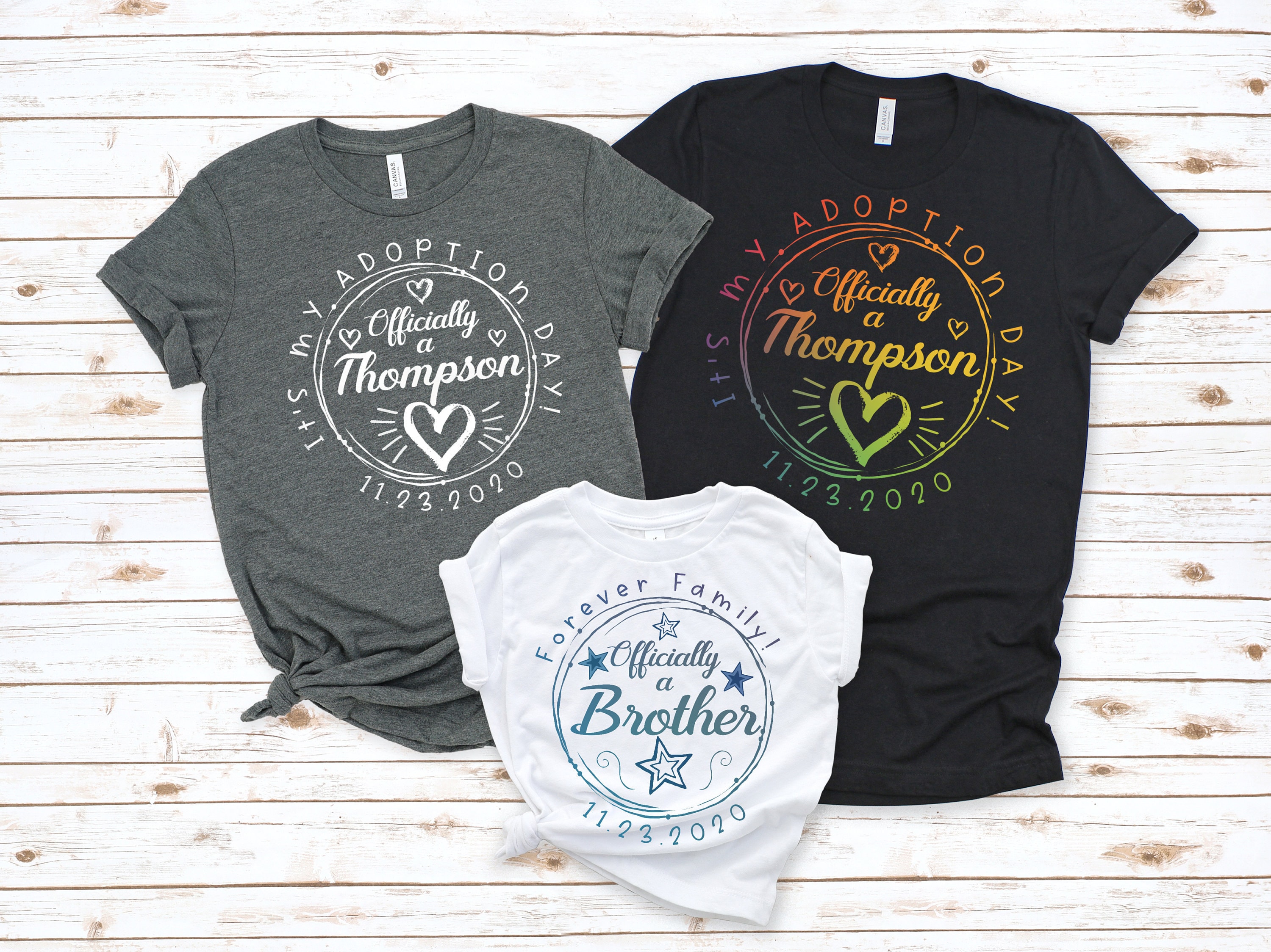 Forever Family Officially A.... Adoption Day Family Shirts - Etsy