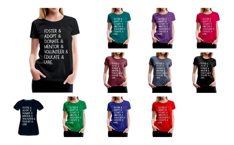 Women's Premium Foster Adopt Donate Volunteer Sponsor | Etsy
