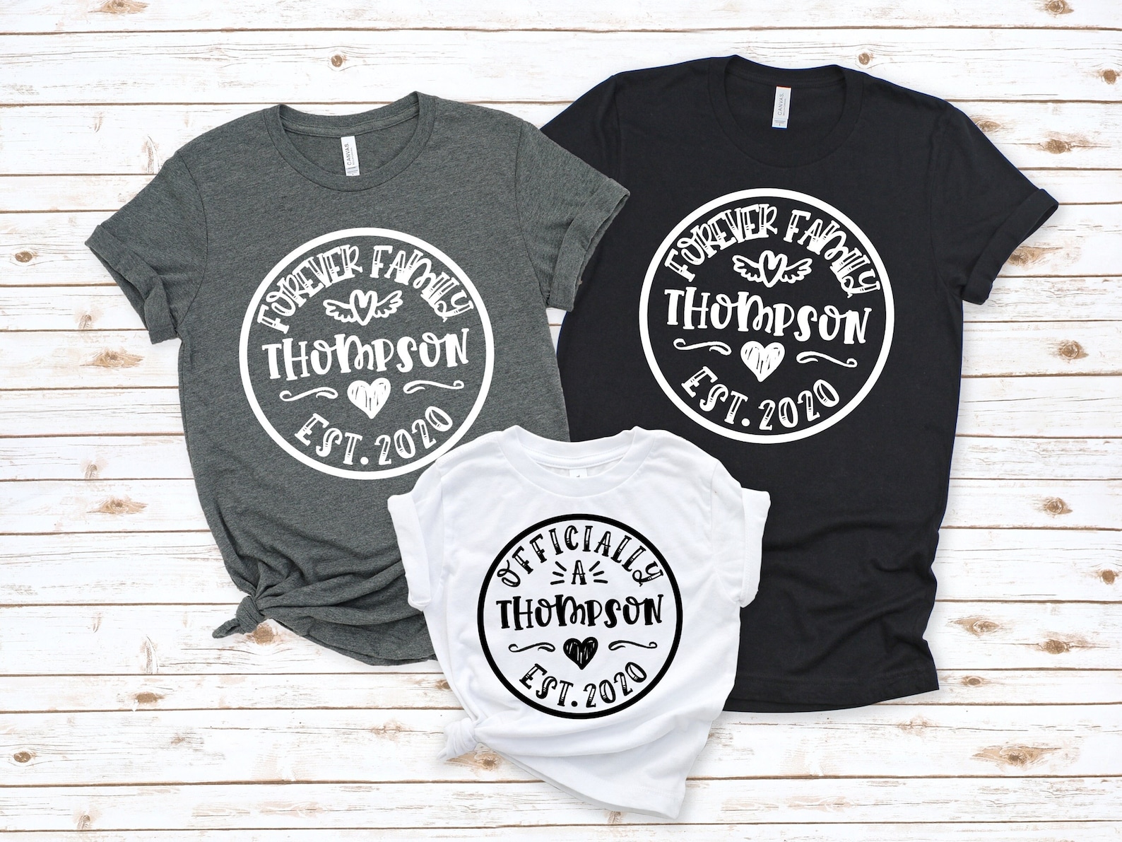 Modern Adoption Day Family Shirts Infant-adult Sizes Short - Etsy