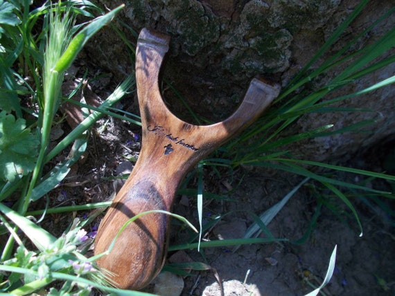 Slingshot With Eagle Engraving - Etsy UK